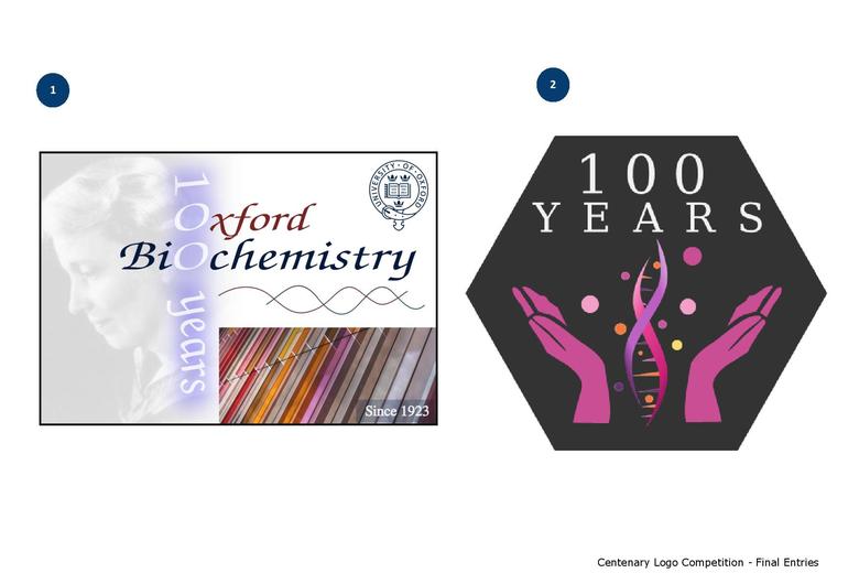 New Department of Biochemistry logo to mark centenary year | Biochemistry